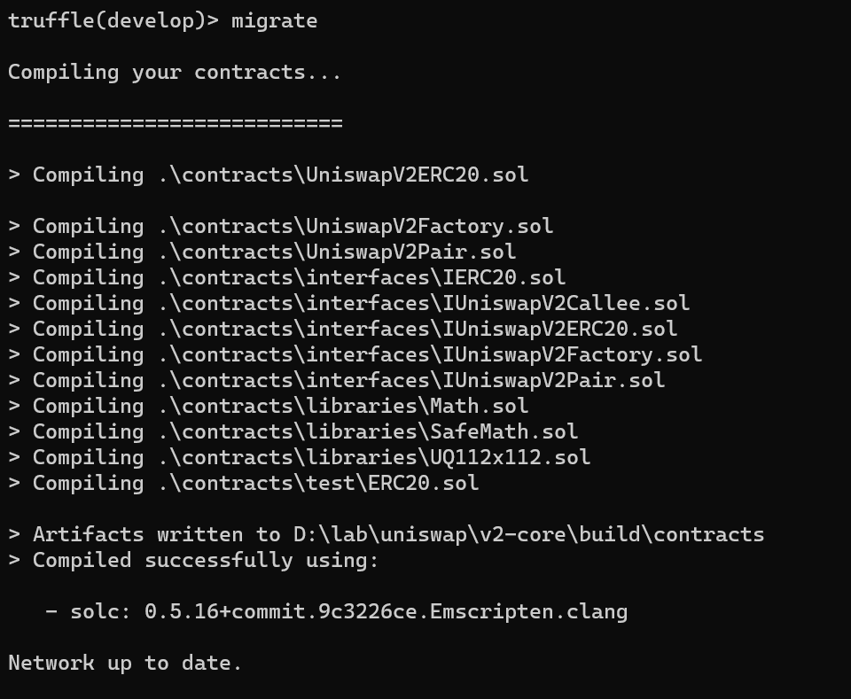 Uniswap-v2部署工作记录（二） | Hexo